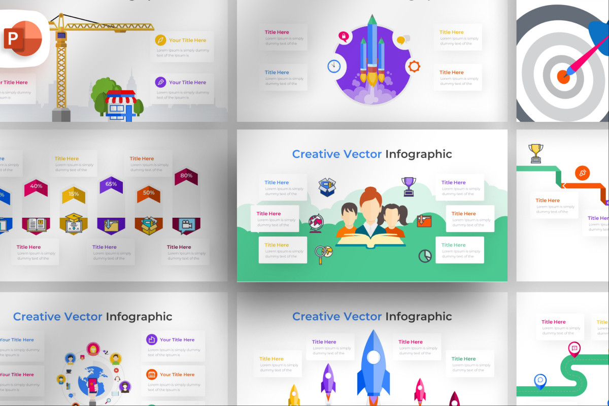 Creative Vector PowerPoint Infographic Template | Nulivo Market
