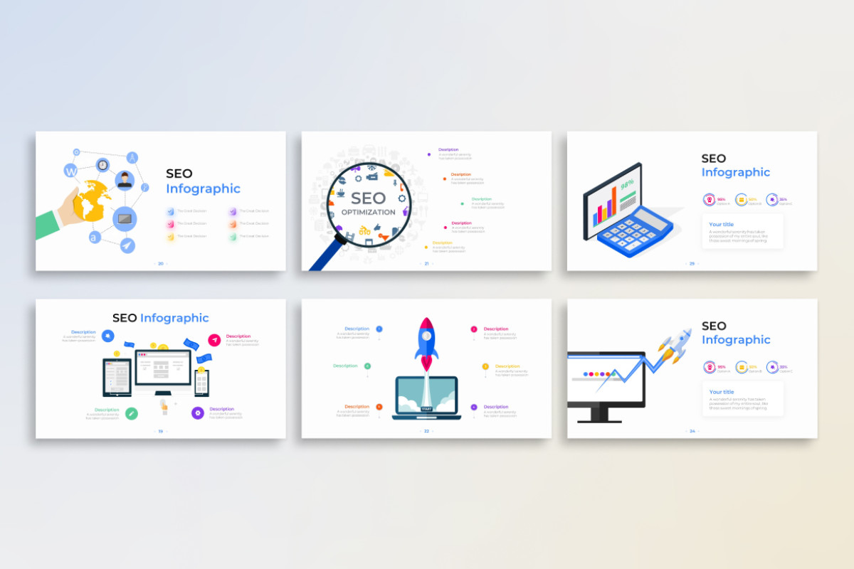SEO PowerPoint Infographic Template | Nulivo Market