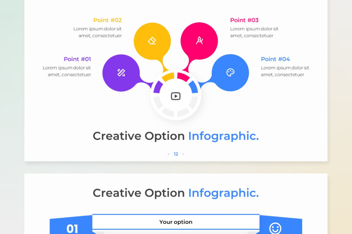 Creative Option PowerPoint Infographic Template | Nulivo Market