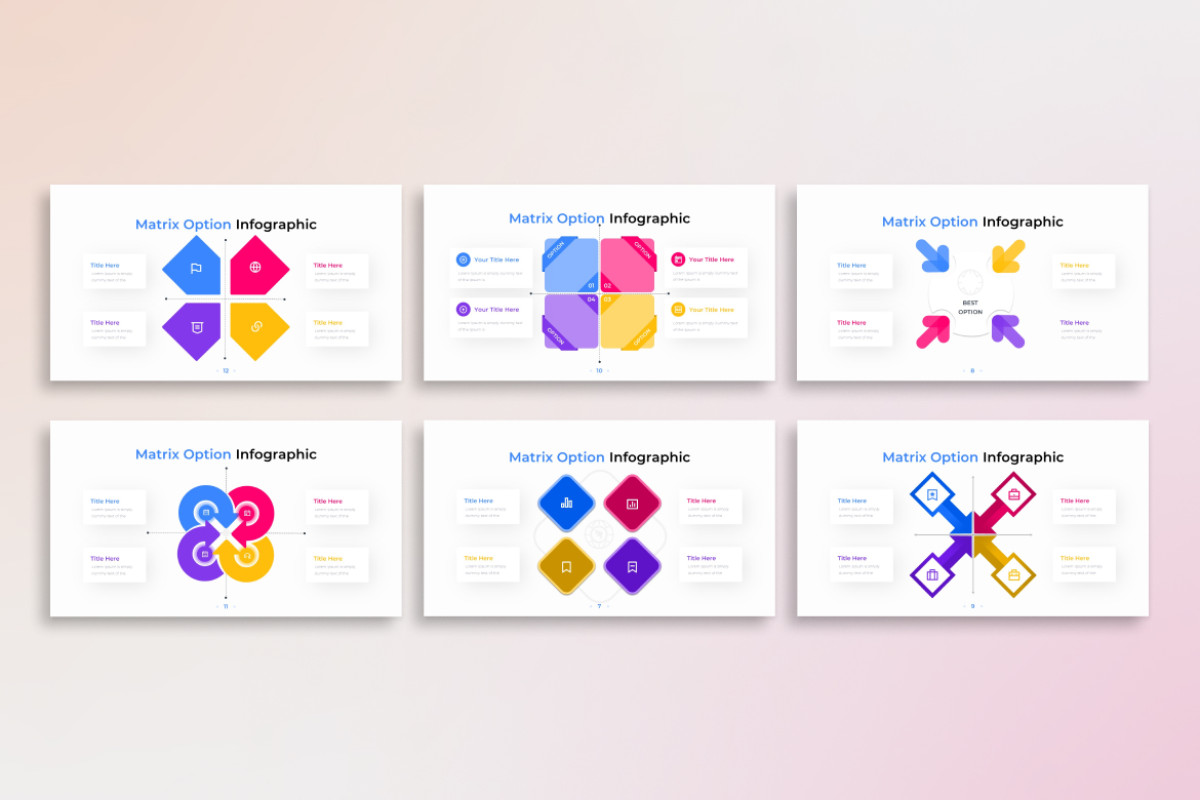 Matrix PowerPoint Infographic Template | Nulivo Market