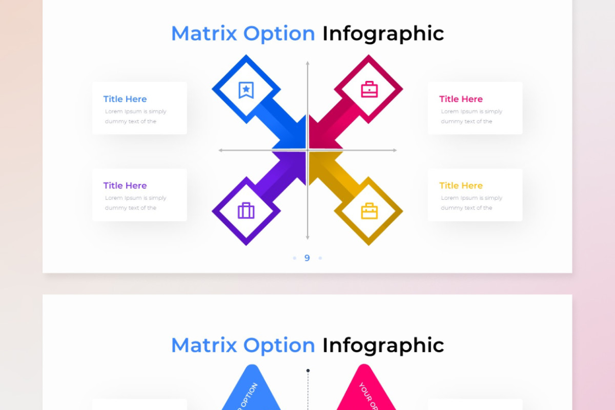 Matrix PowerPoint Infographic Template | Nulivo Market