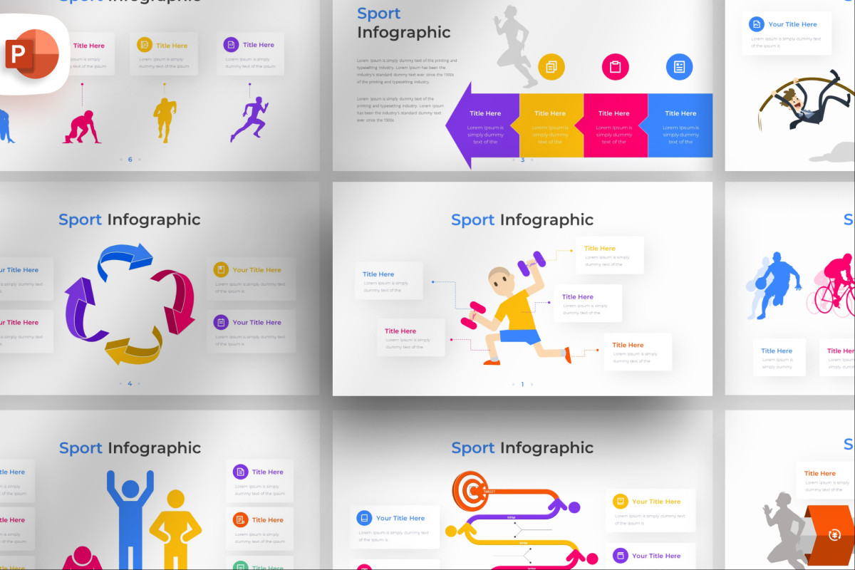 Sport PowerPoint Infographic Template | Nulivo Market