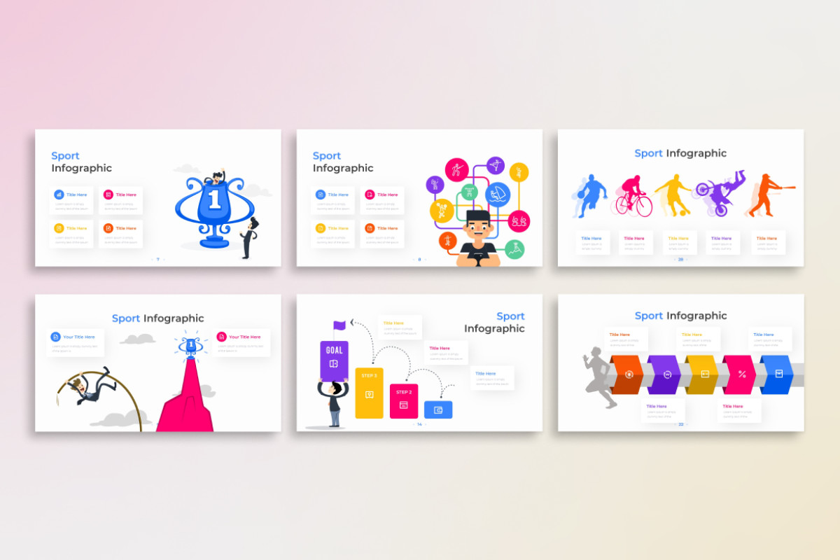 Sport PowerPoint Infographic Template | Nulivo Market