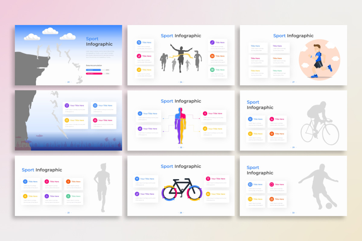 Sport PowerPoint Infographic Template | Nulivo Market