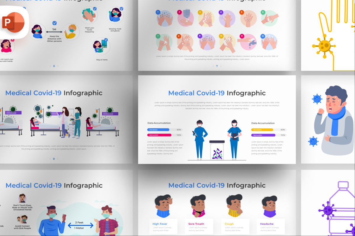 Medical Covid-19 PowerPoint Infographic Template | Nulivo Market