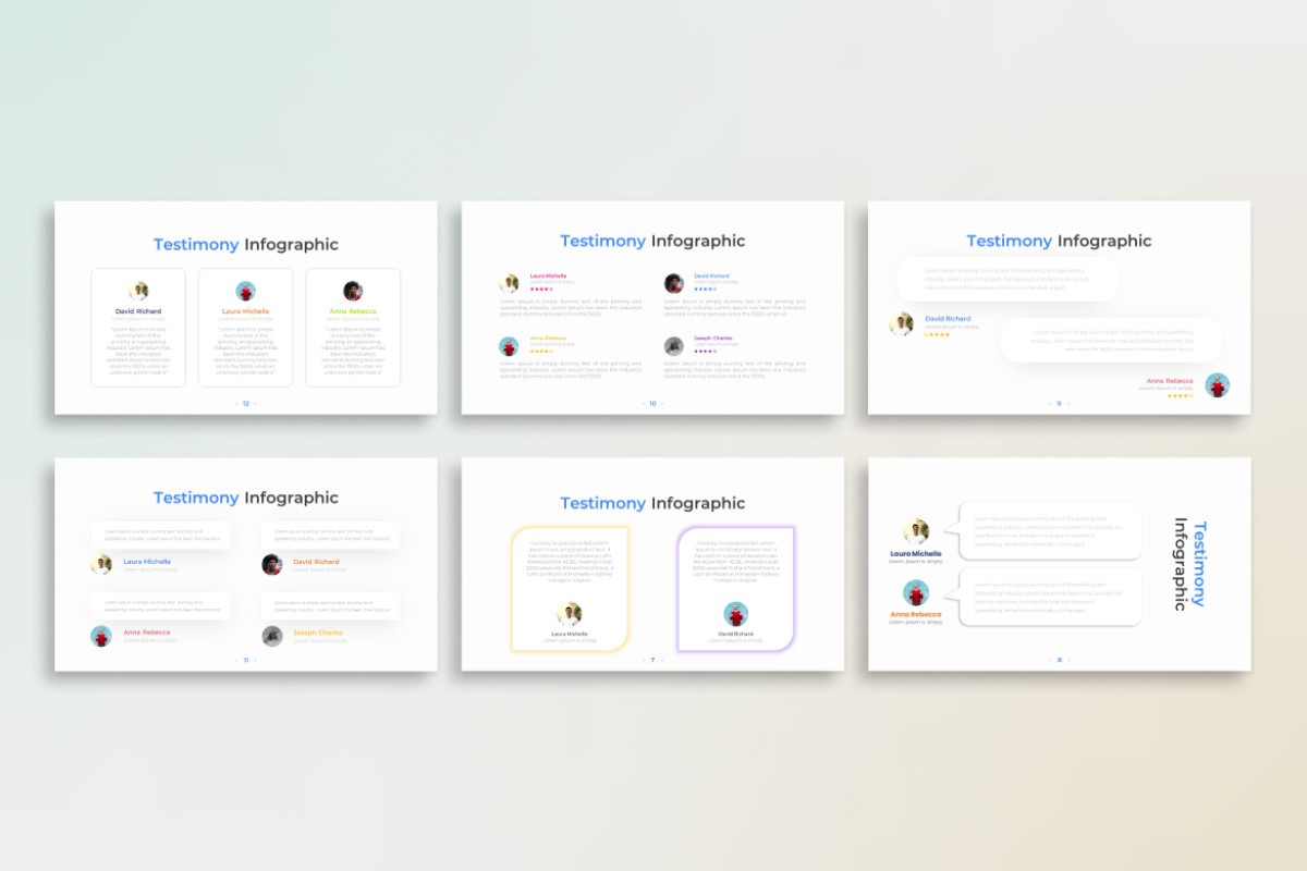 Testimony PowerPoint Infographic Template | Nulivo Market
