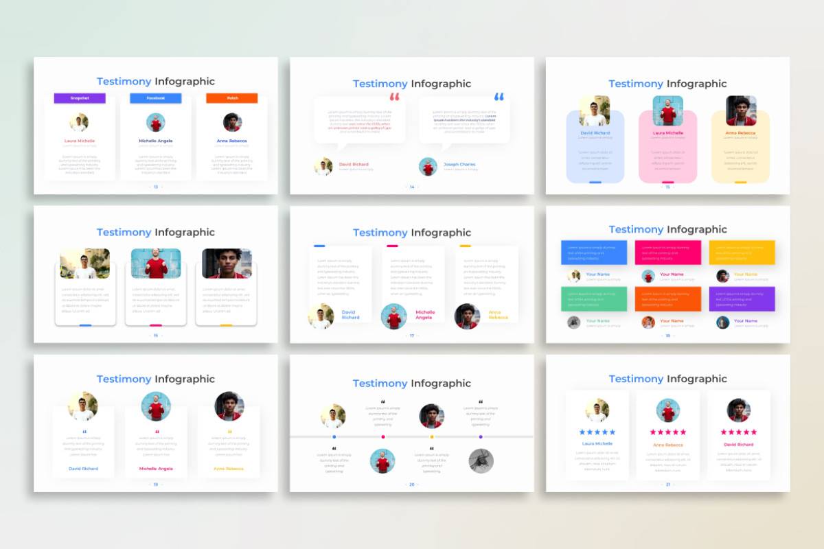 Testimony PowerPoint Infographic Template | Nulivo Market