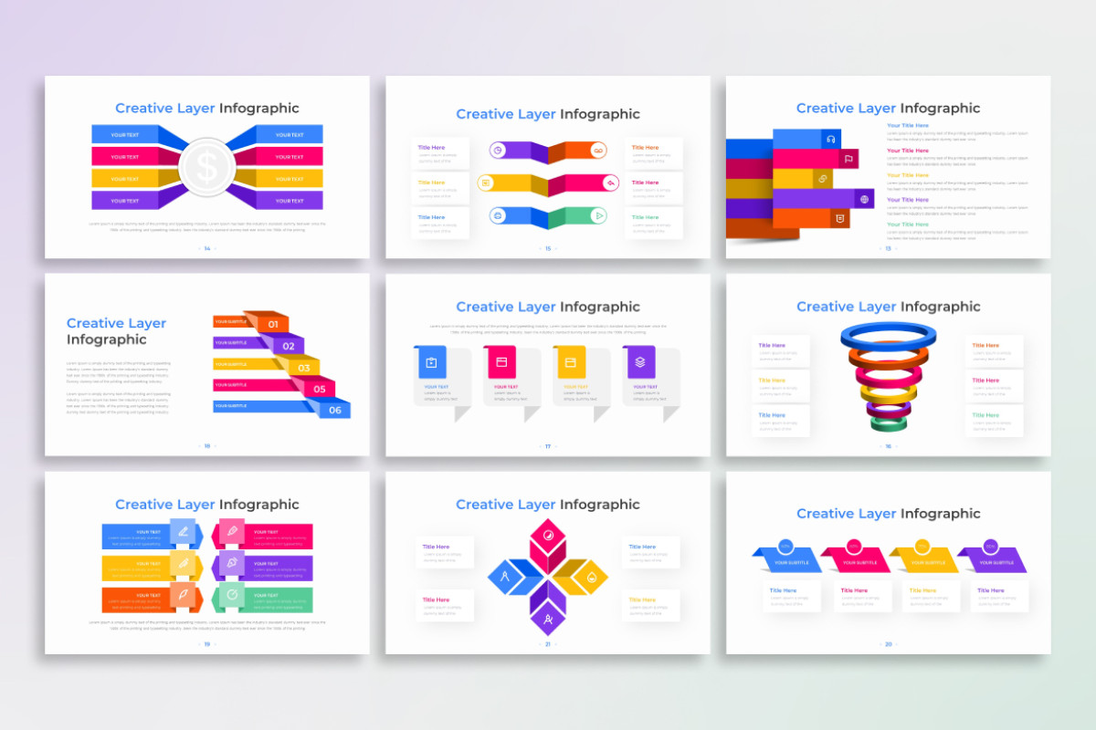 Creative Layer PowerPoint Infographic Template | Nulivo Market
