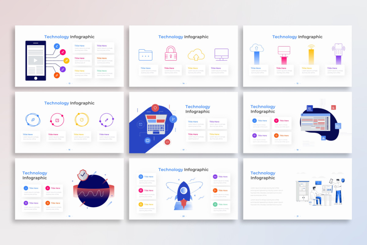 Technology PowerPoint Infographic Template | Nulivo Market