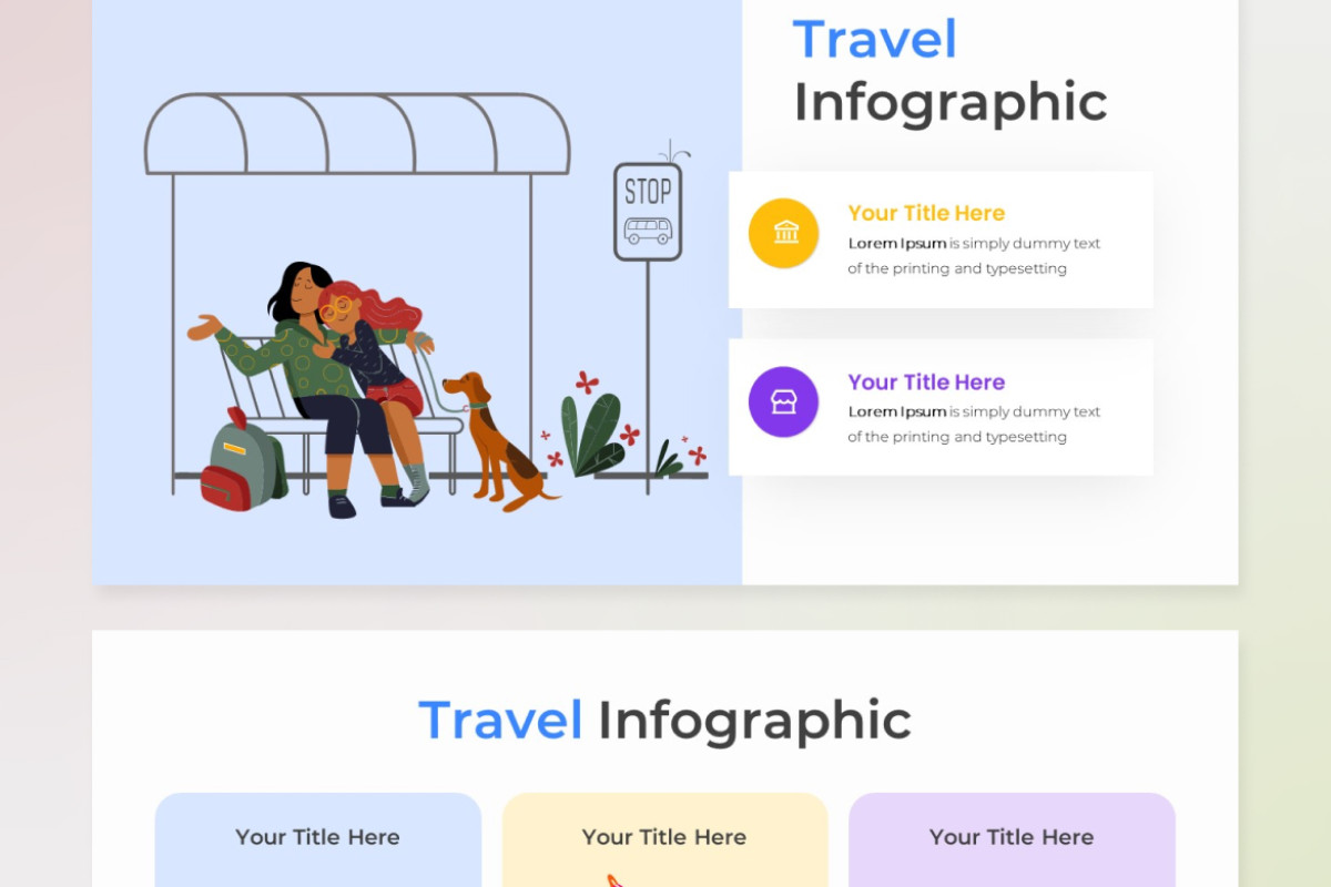 Travel PowerPoint Infographic Template | Nulivo Market