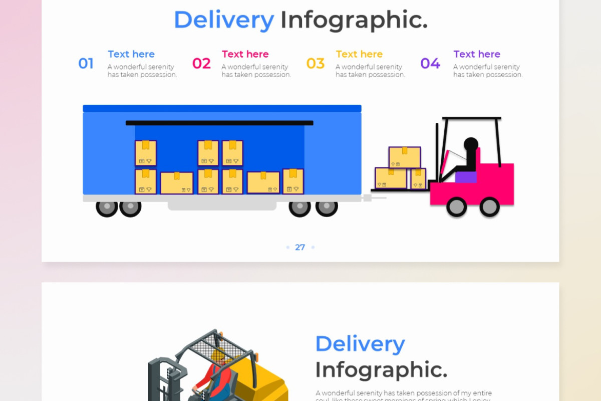 Delivery PowerPoint Infographic Template | Nulivo Market