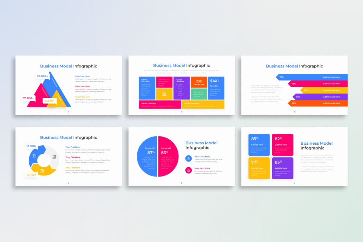 Business Model PowerPoint Infographic Template | Nulivo Market