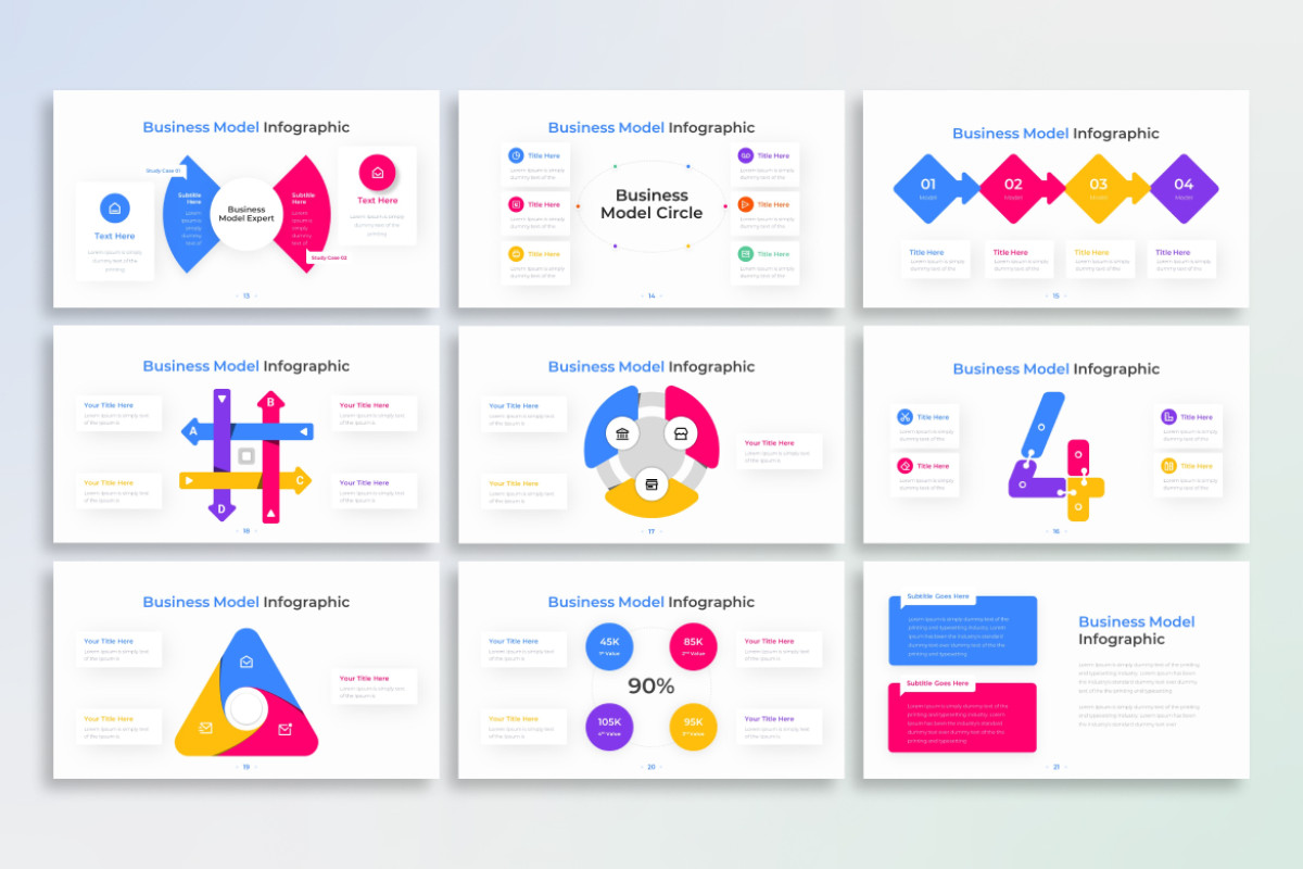 Business Model PowerPoint Infographic Template | Nulivo Market