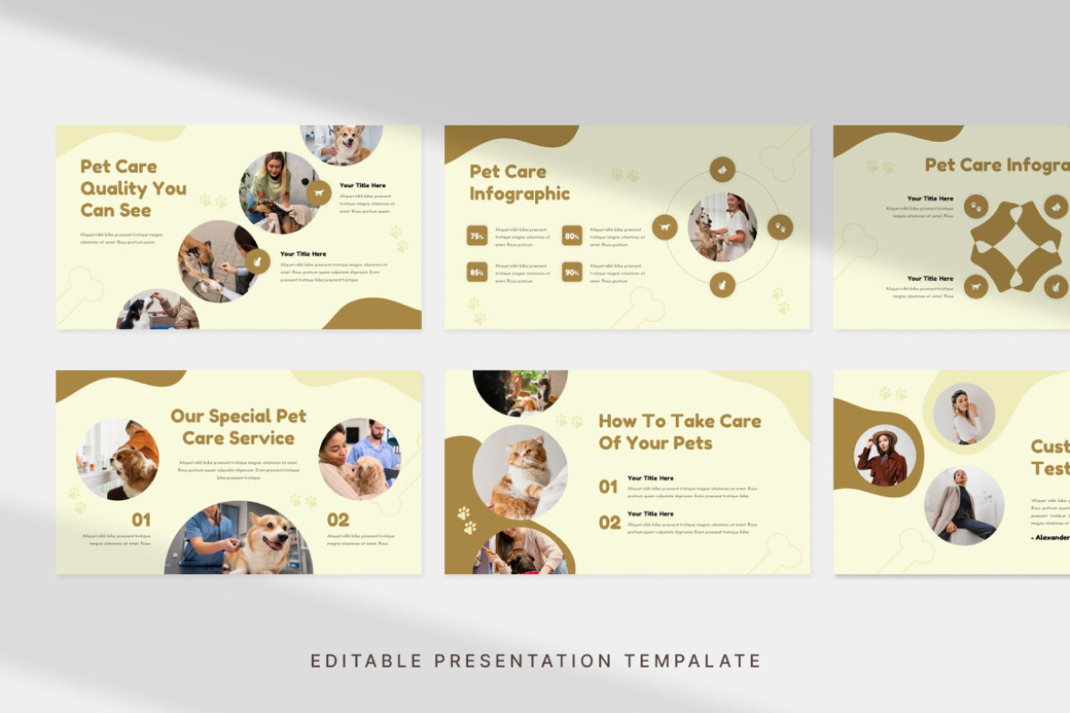 Pet Care and Veterinary PowerPoint Template | Nulivo Market