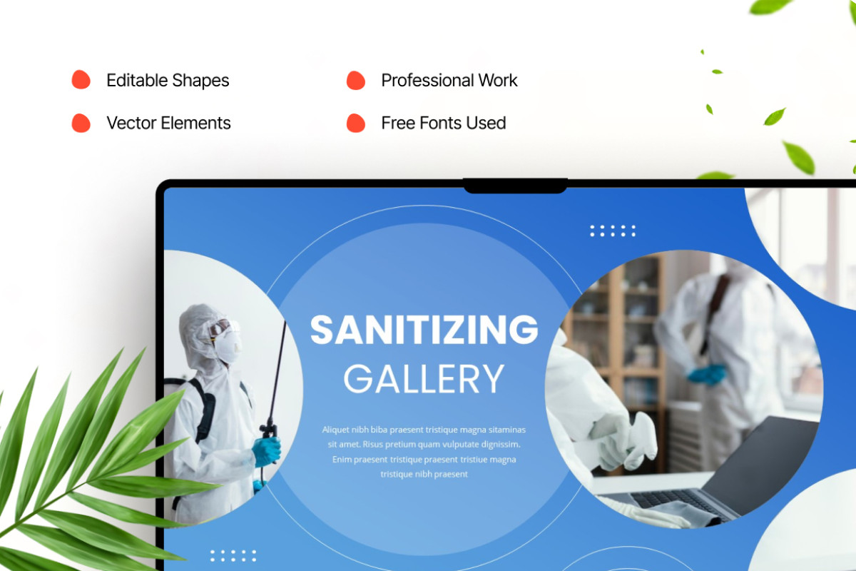 Hygiene Sanitizing Services PowerPoint Template | Nulivo Market