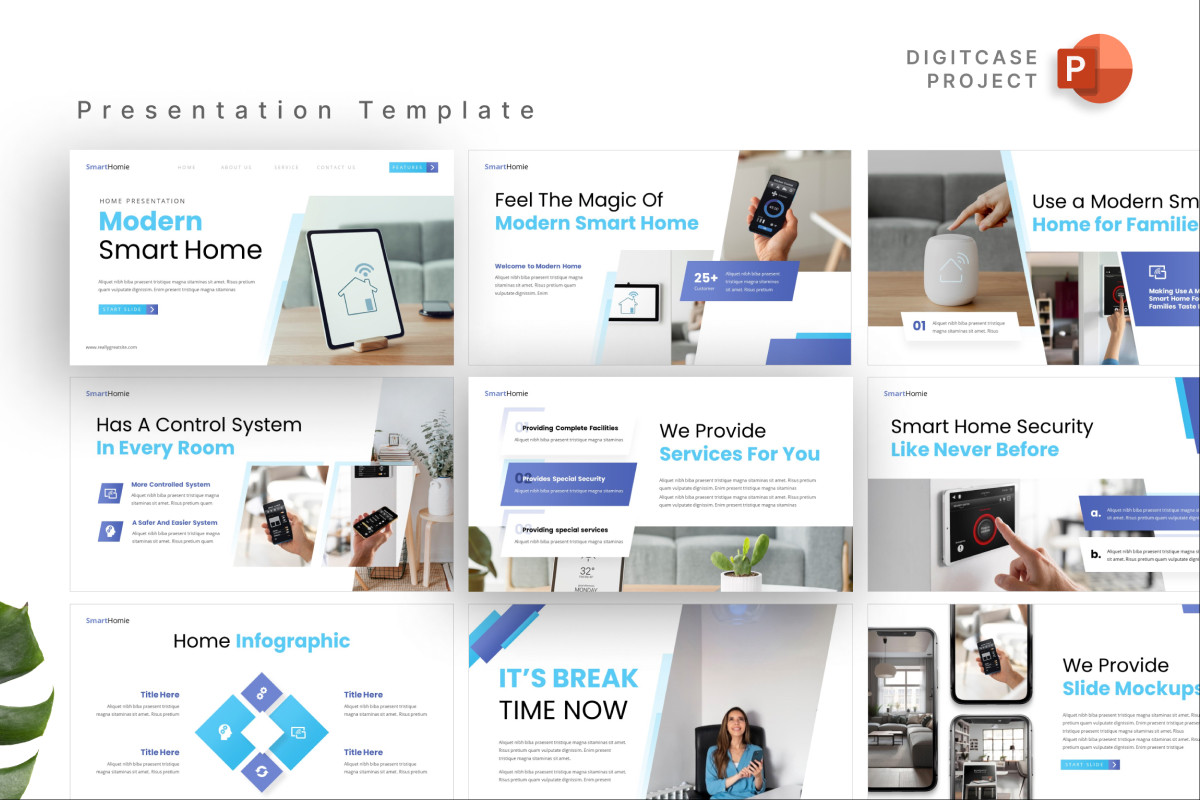 Simply Smart Home PowerPoint Template | Nulivo Market