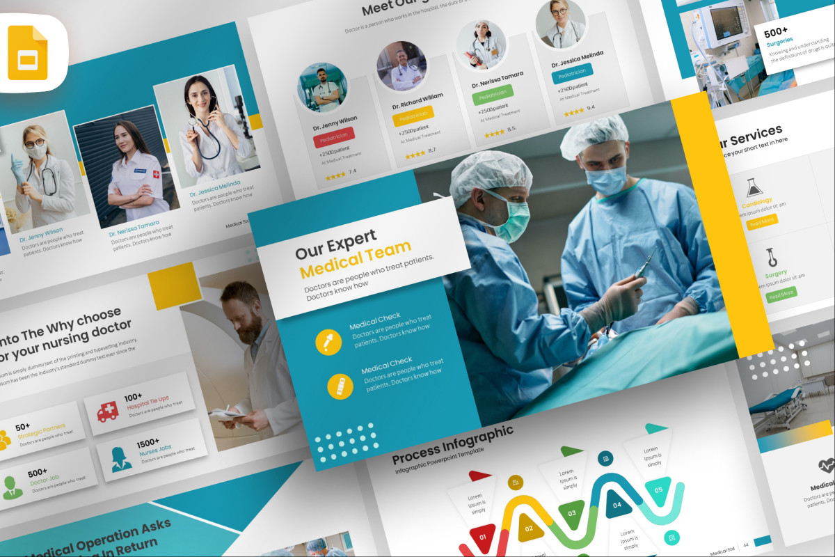Playful Medical Treatment Google Slide Template | Nulivo Market