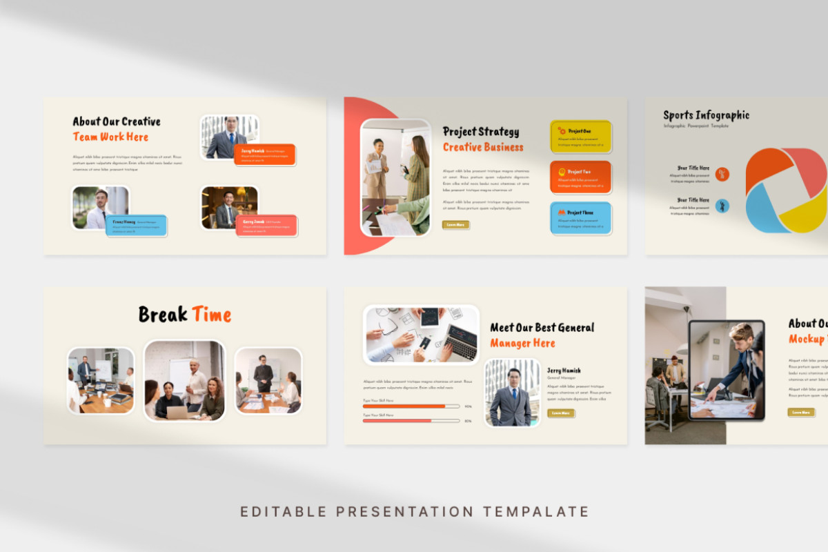 Creative Business Google Slide Template | Nulivo Market