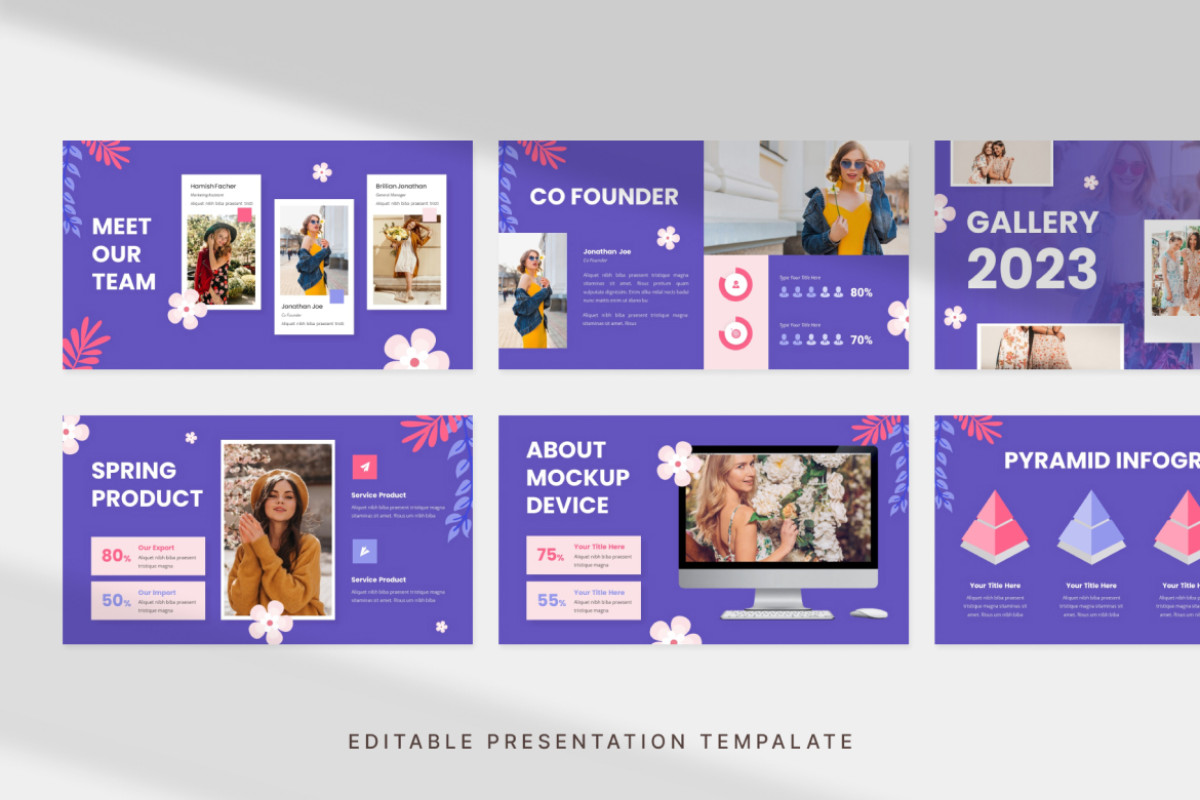 Spring Sale Pitch Deck Google Slide Template | Nulivo Market