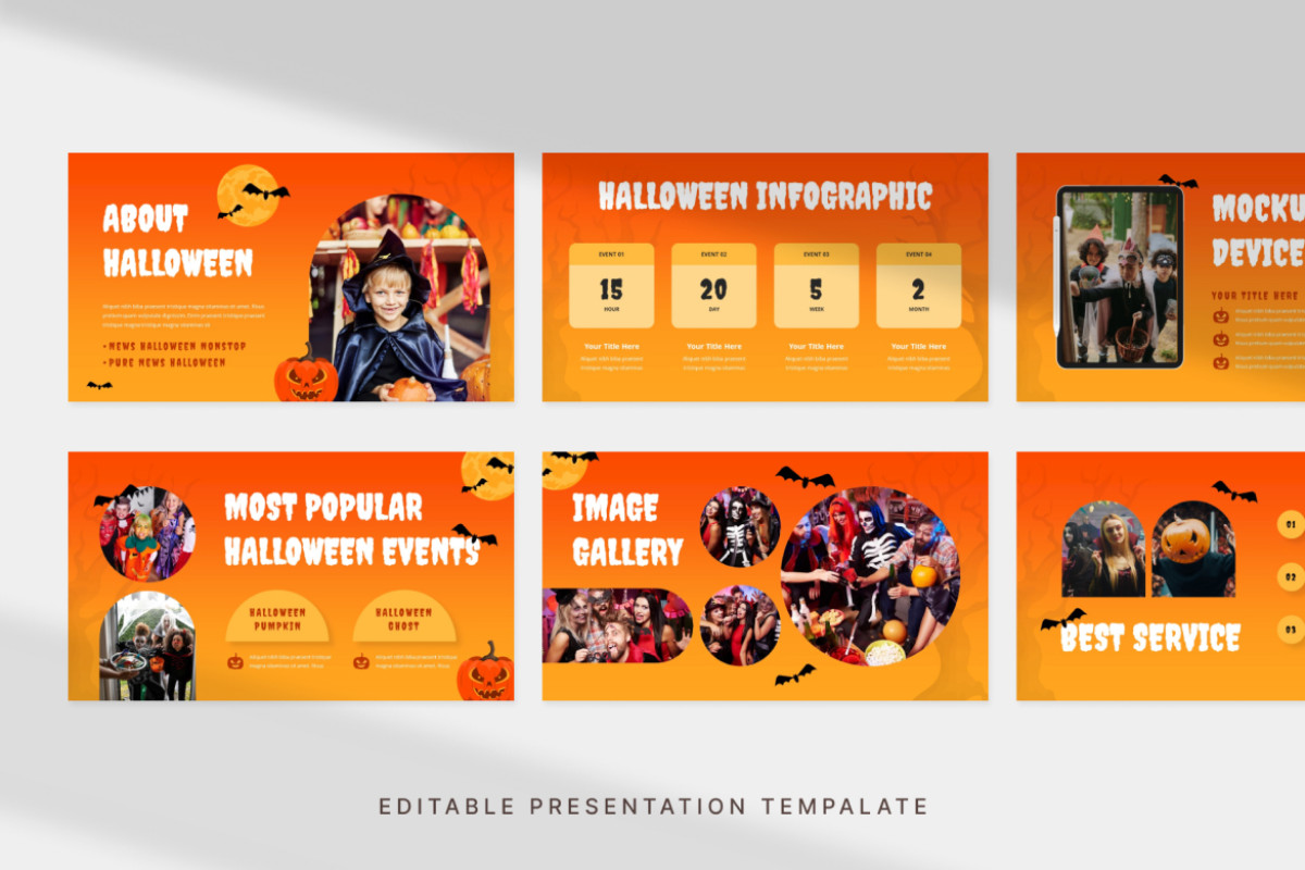 Halloween Festival Google Slide Template | Nulivo Market