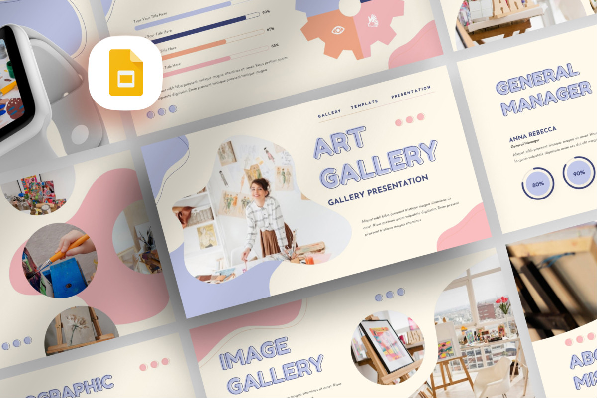 Art Gallery Google Slide Template | Nulivo Market