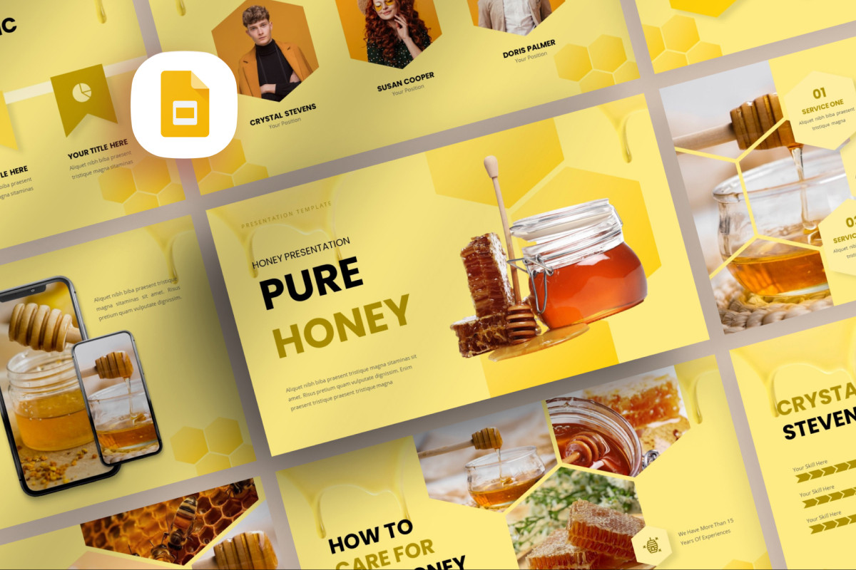 Honey Presentation Google Slide Template | Nulivo Market