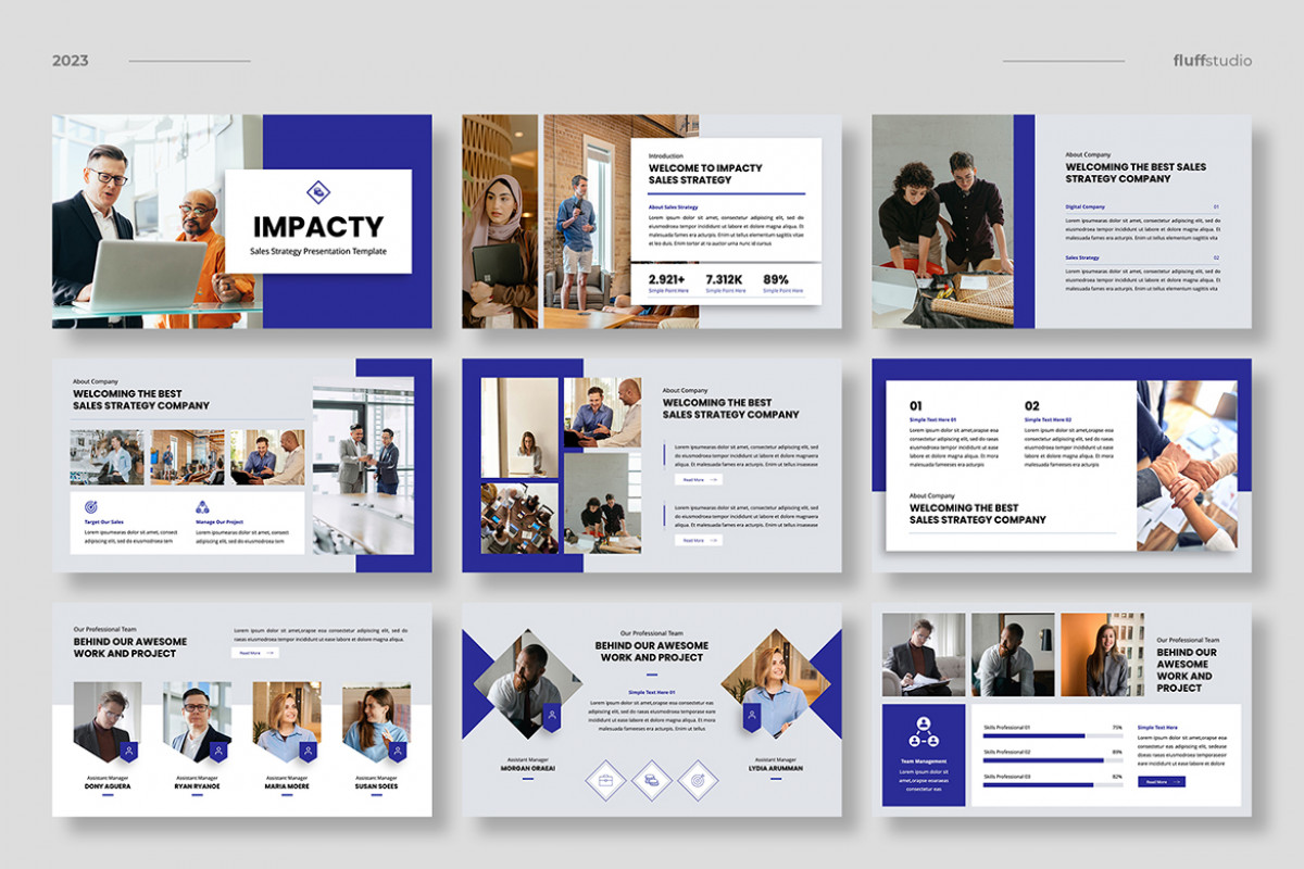 Impacty - Sales Marketing PowerPoint Template | Nulivo Market