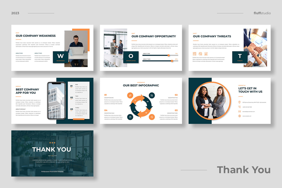 Businessa - Multipurpose Business Keynote Template | Nulivo Market