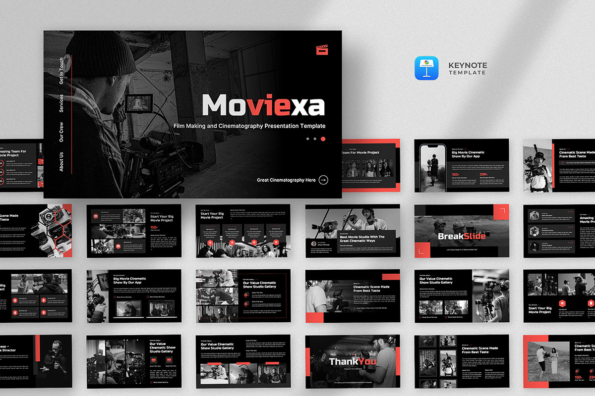 Video and Film Production Keynote Template | Nulivo Market