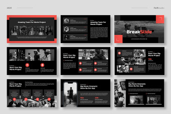 Video and Film Production Google Slides Template | Nulivo Market