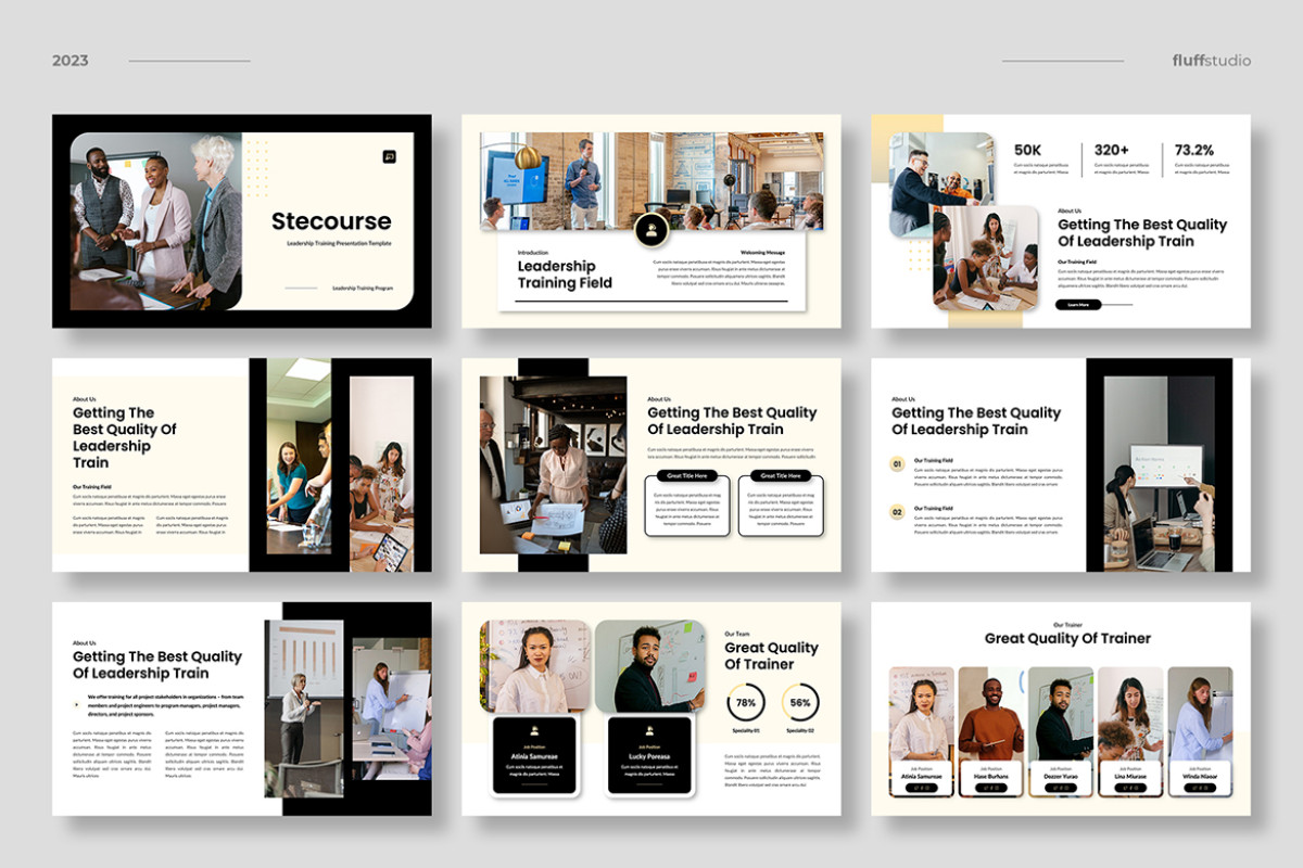 Leadership Training Presentation Google Slides Template | Nulivo Market