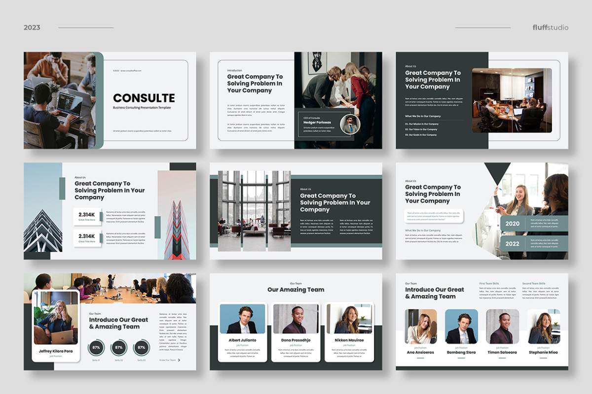 Business Consulting Powerpoint Template | Nulivo Market