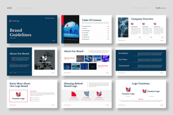 Brand Guidelines Powerpoint Template | Nulivo Market