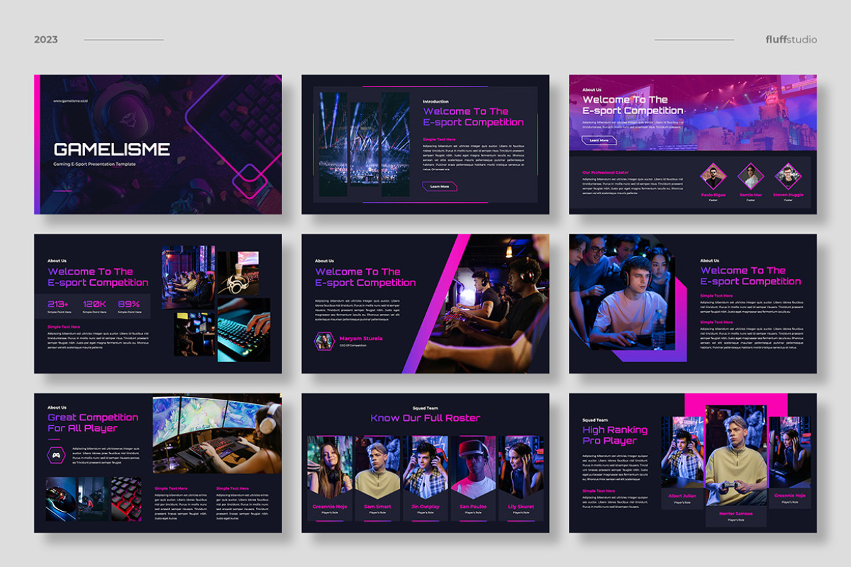 Gamelisme - Gaming eSports Powerpoint Template | Nulivo Market