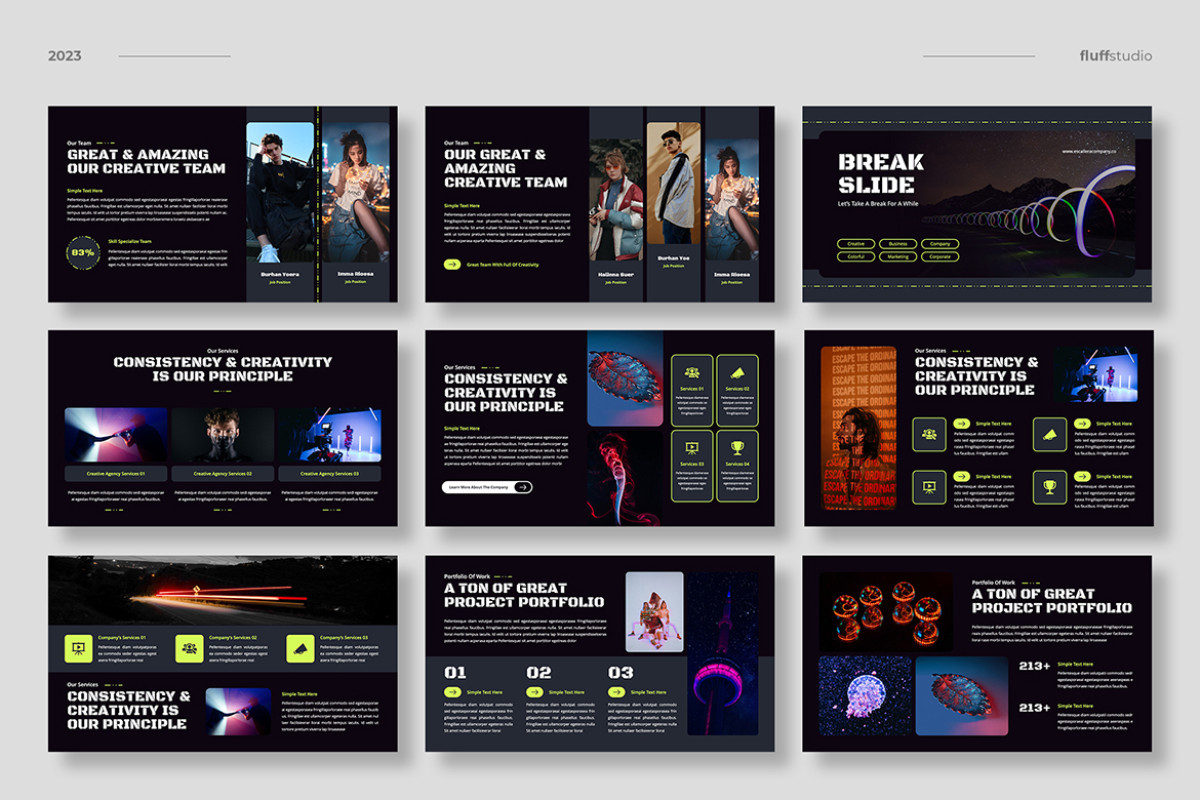 Creative Agency Keynote Template | Nulivo Market