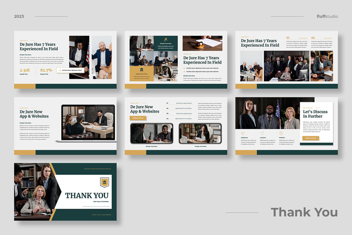 Law Firm Google Slides Template | Nulivo Market