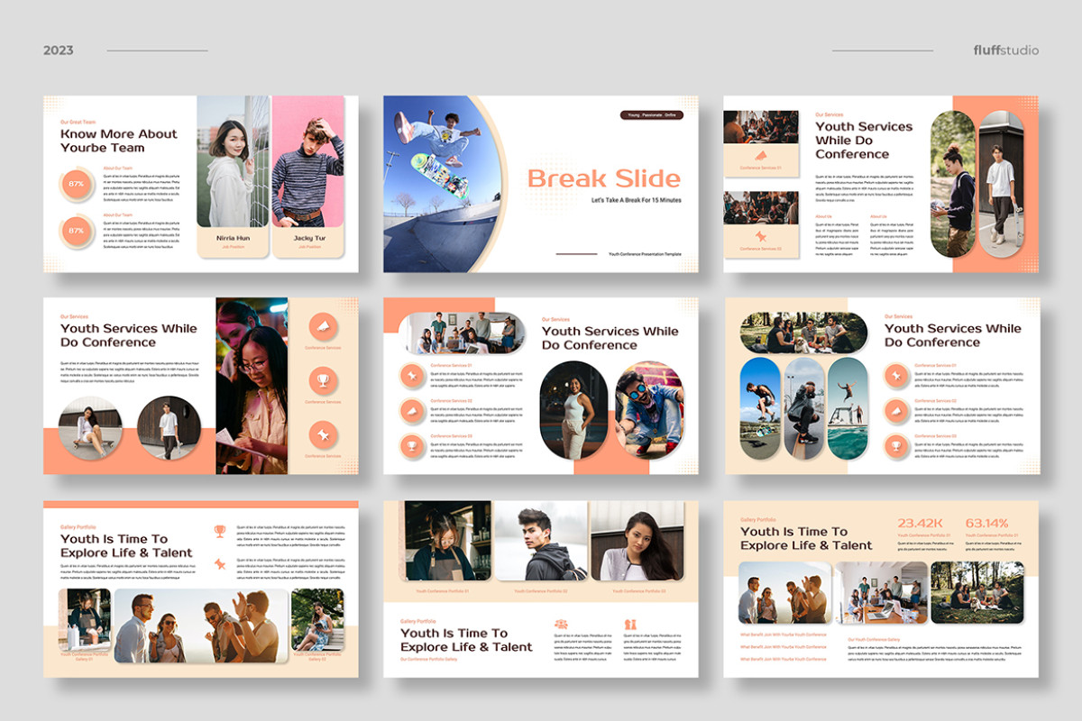Youth Conference Powerpoint Template | Nulivo Market