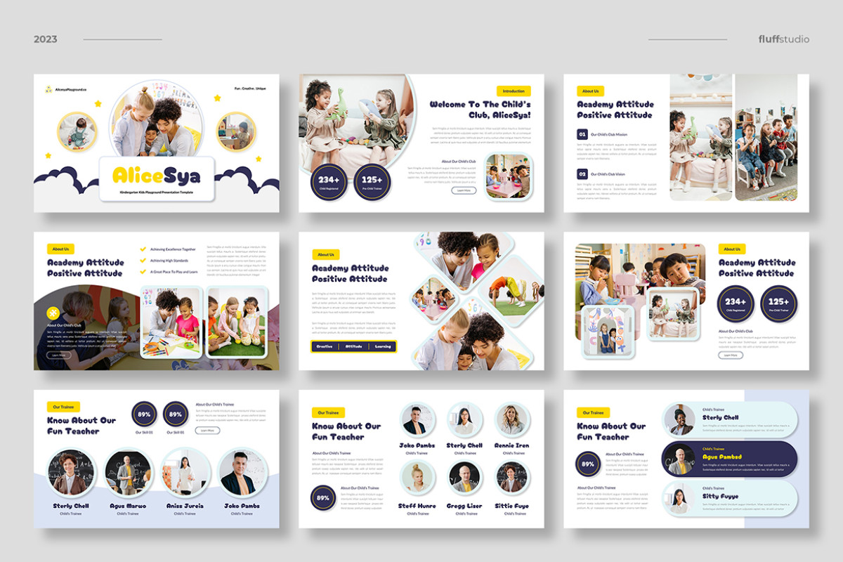 Kids & Kindergarten Keynote Template | Nulivo Market