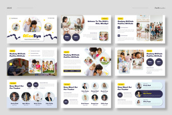 Kids & Kindergarten Google Slides Template | Nulivo Market