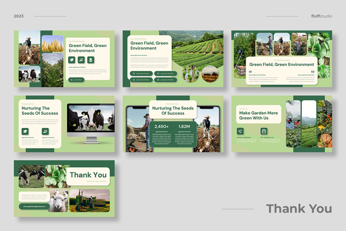 Agriculture Powerpoint Template | Nulivo Market
