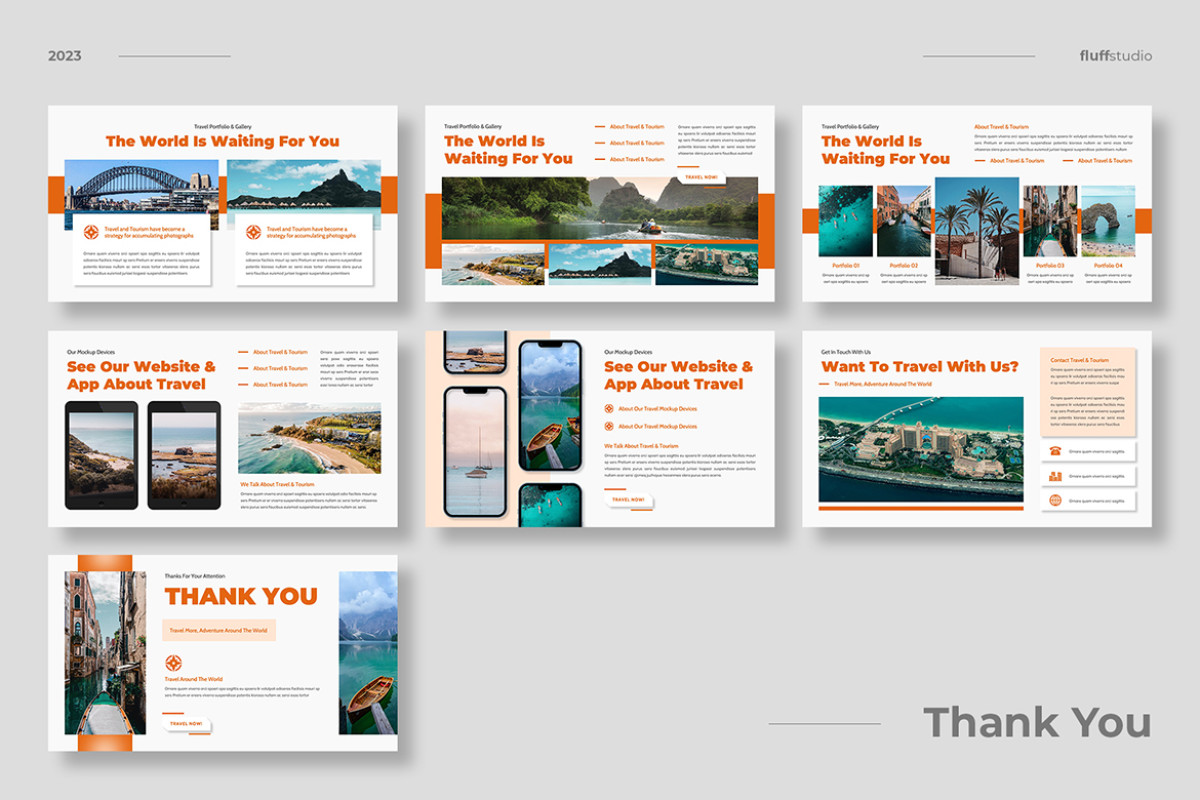 Travel & Tourism Google Slides Template | Nulivo Market