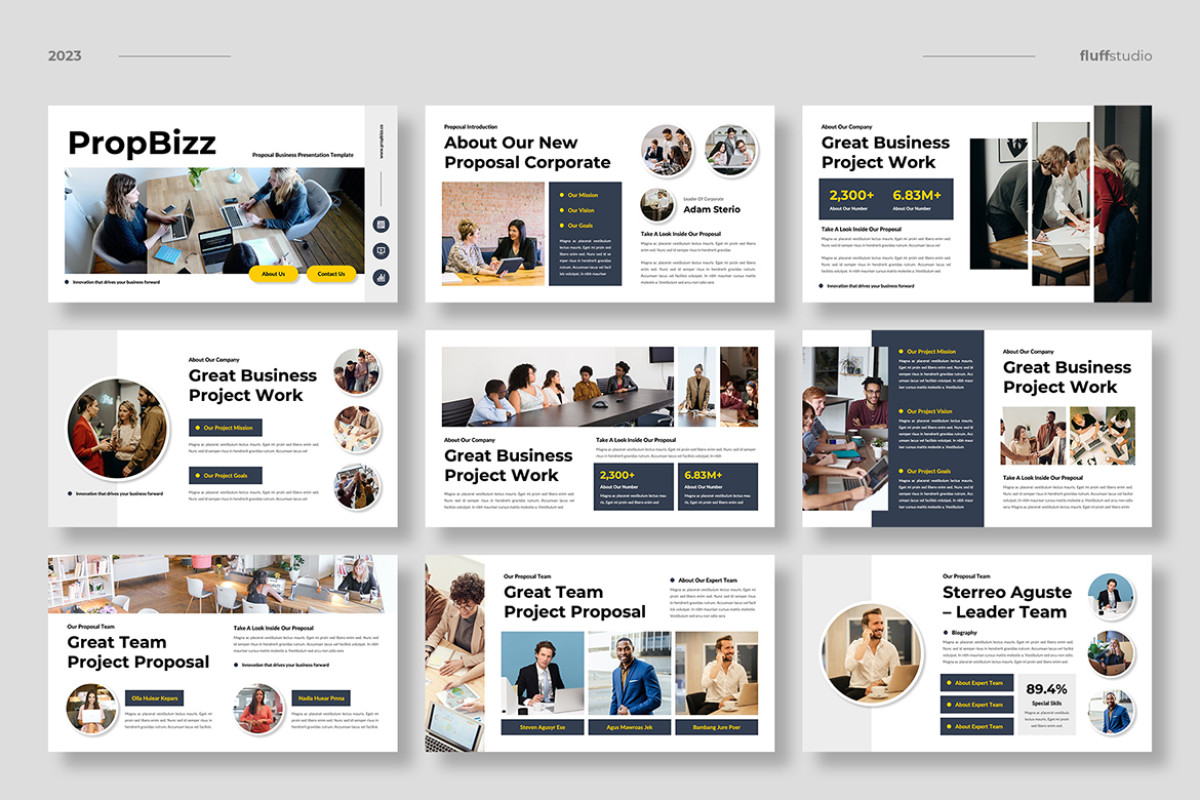 Project Proposal Keynote Template | Nulivo Market