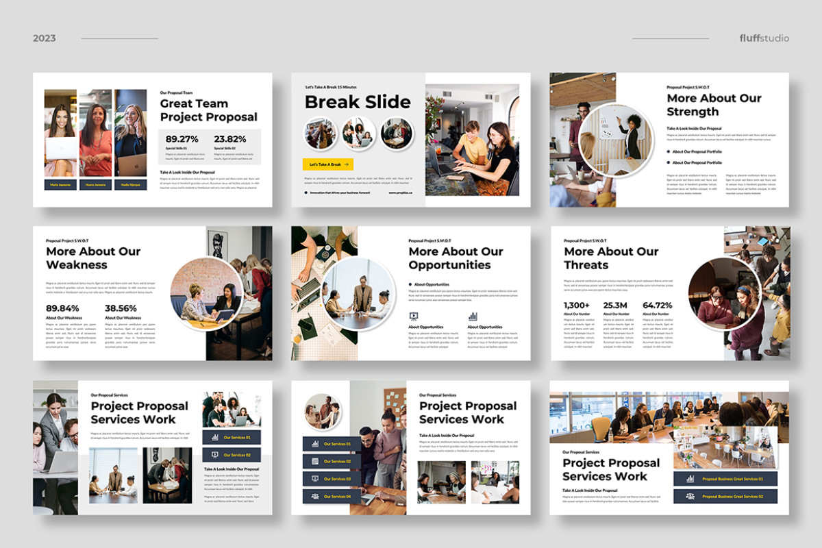 Project Proposal Keynote Template Nulivo Market
