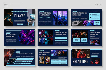 Gaming eSports Google Slides Template | Nulivo Market