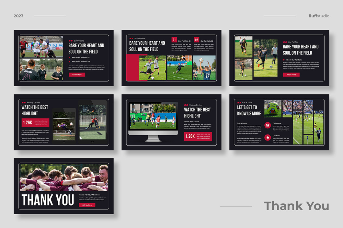 Soccer Football Powerpoint Template | Nulivo Market