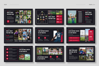 Soccer Football Google Slides Template | Nulivo Market