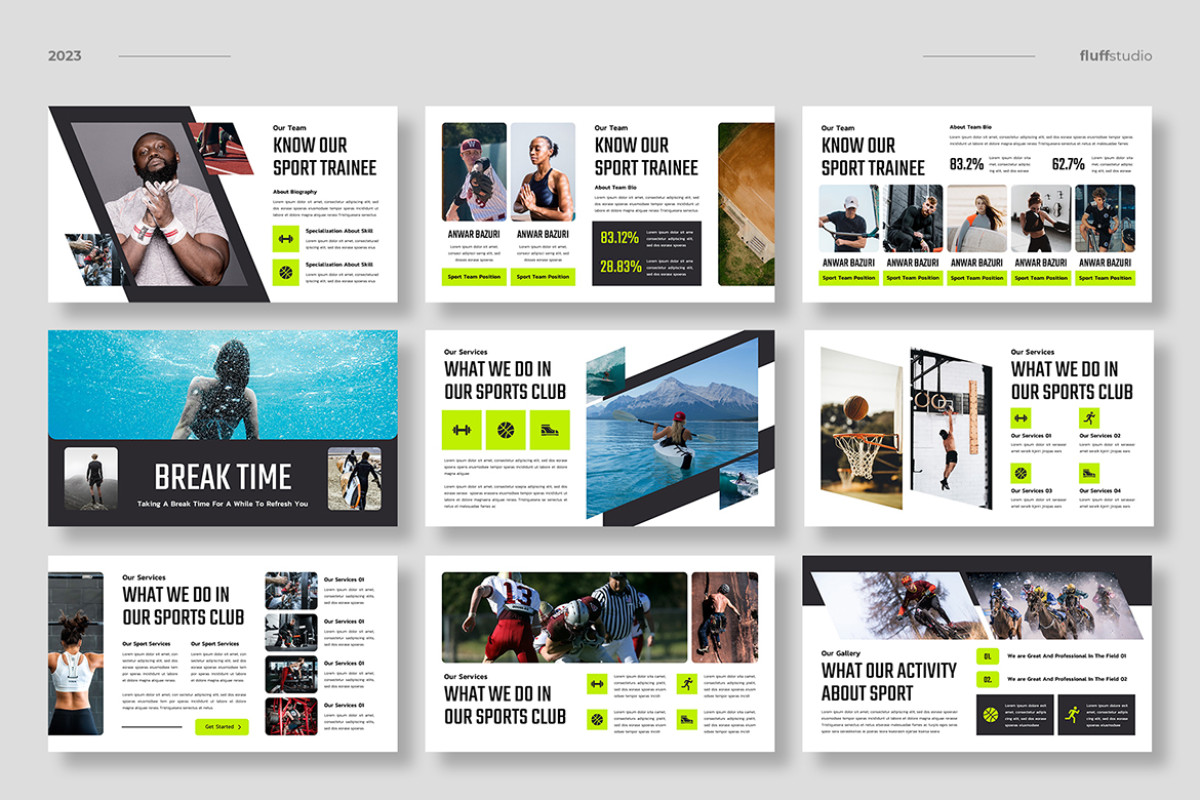 Sports Google Slides Template | Nulivo Market