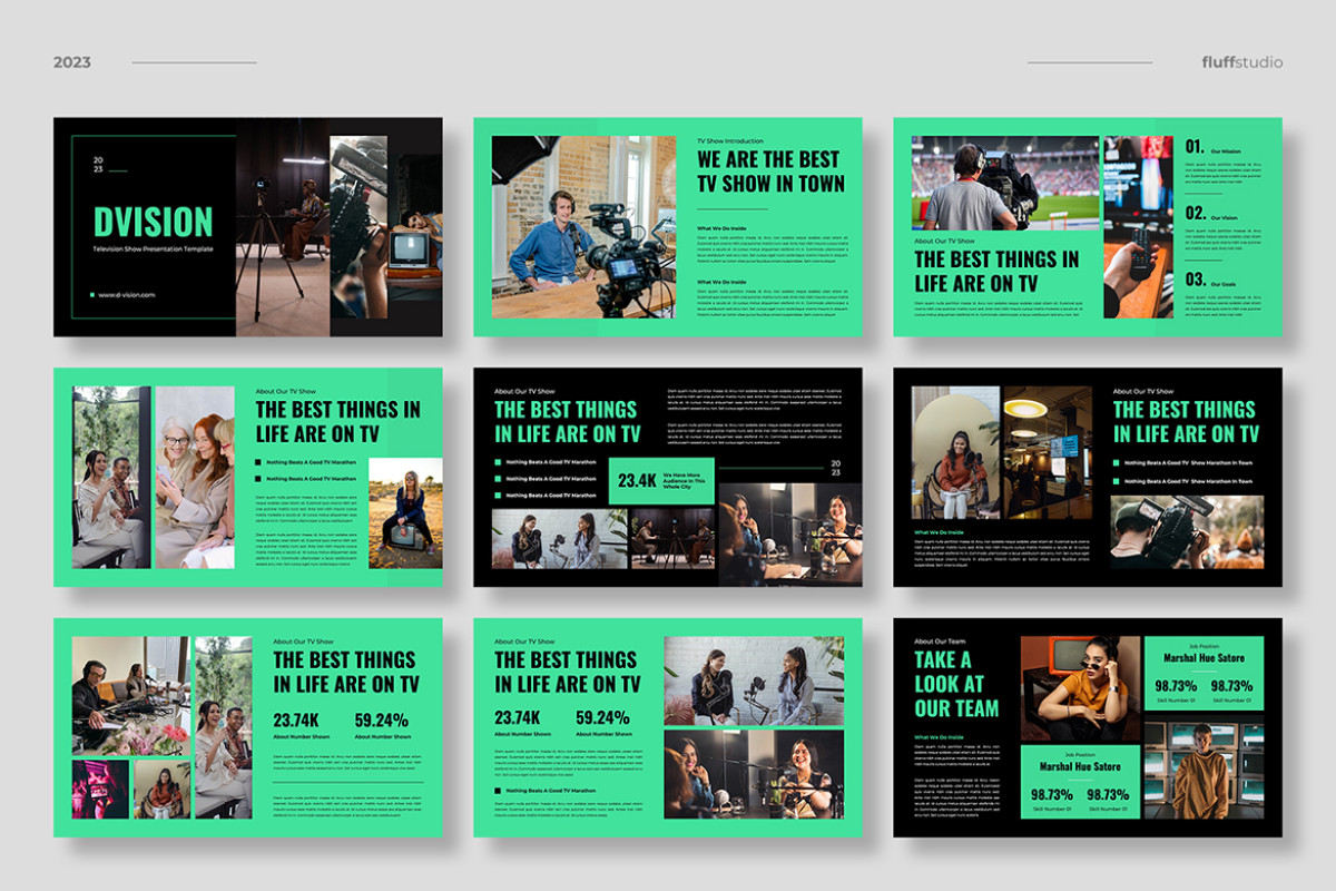 TV Show Powerpoint Template | Nulivo Market