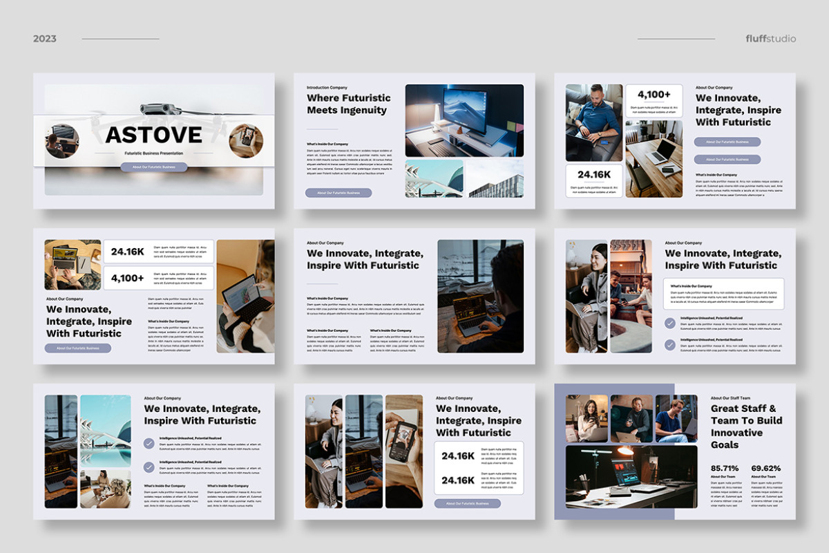 Technology Company Powerpoint Template | Nulivo Market