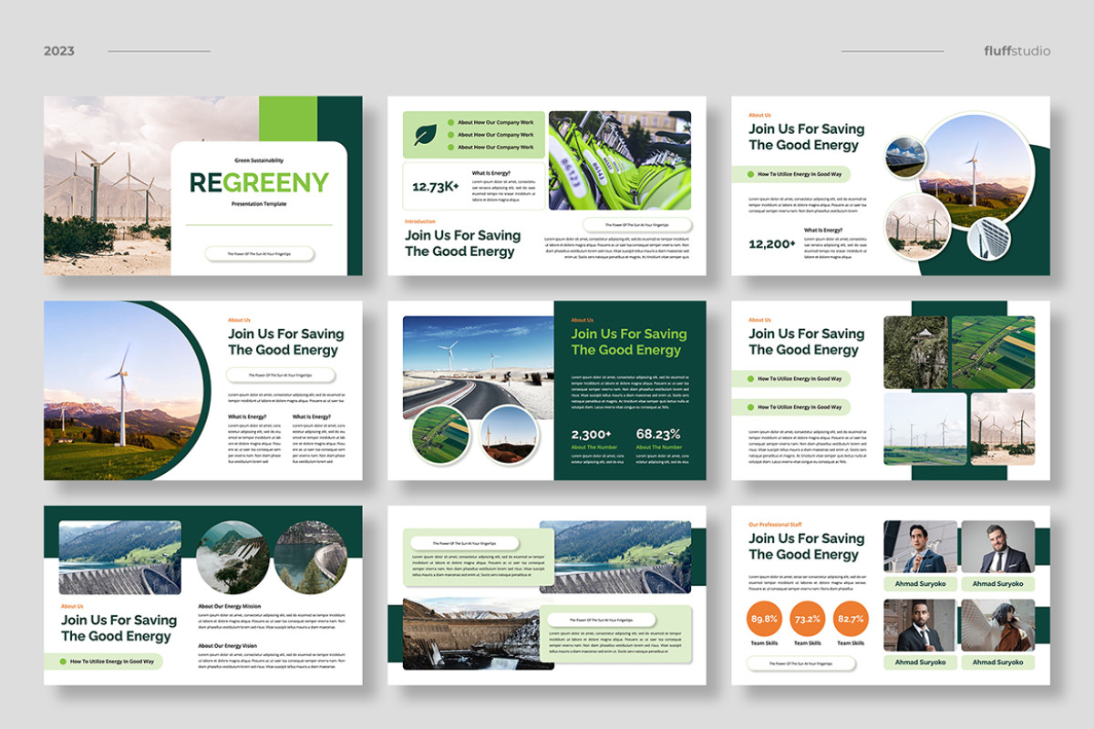 Environment Sustainability Google Slides Template | Nulivo Market